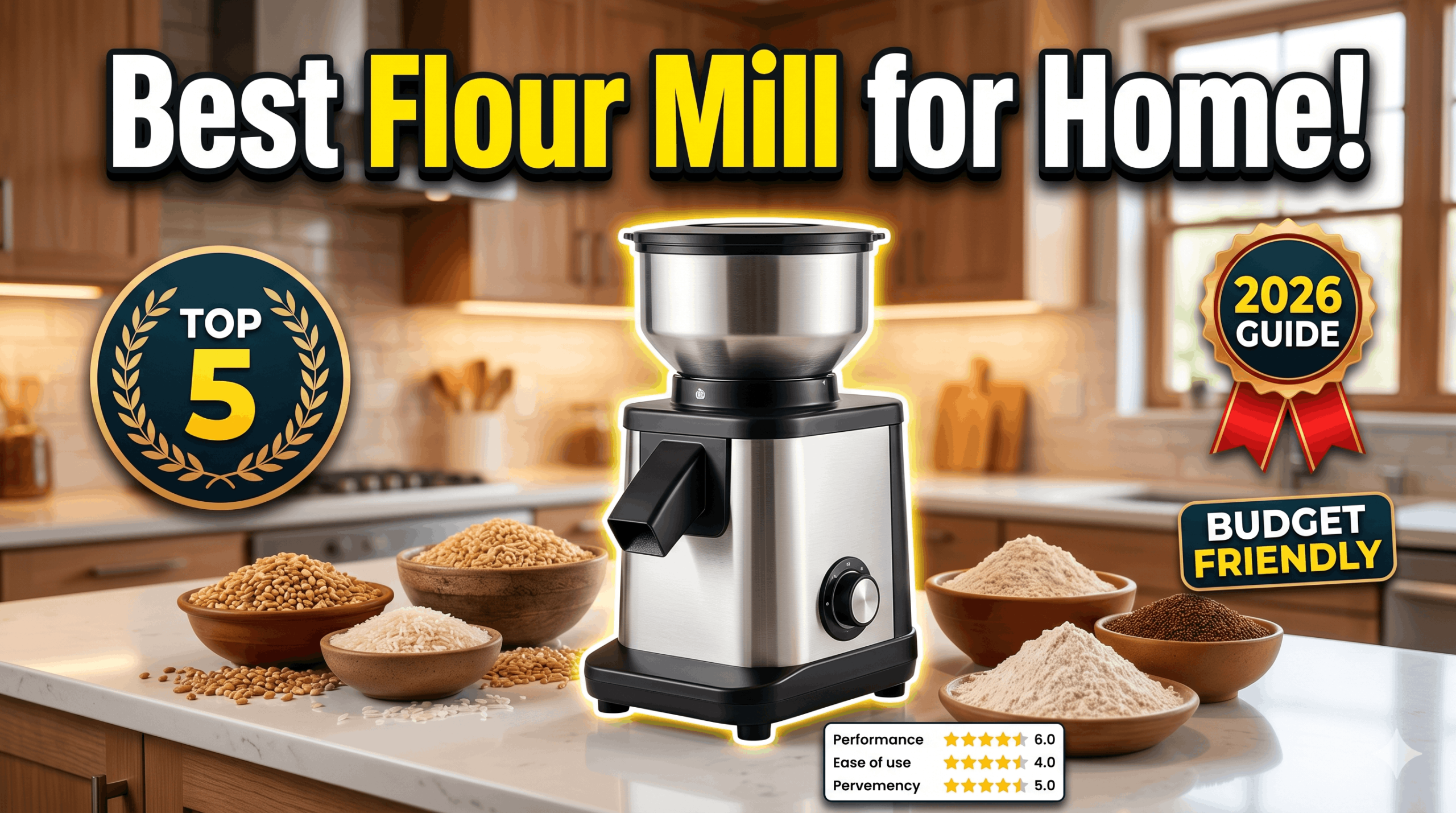 10 Best Flour Mill Machine For Home use in India - Review and Buyer's Guide